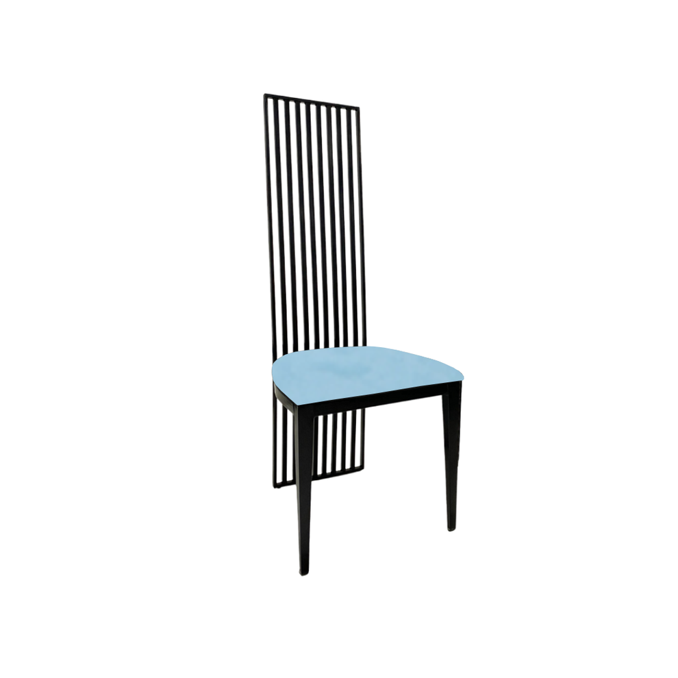 High Back Silver Chair – LUX EVENT RENTALS